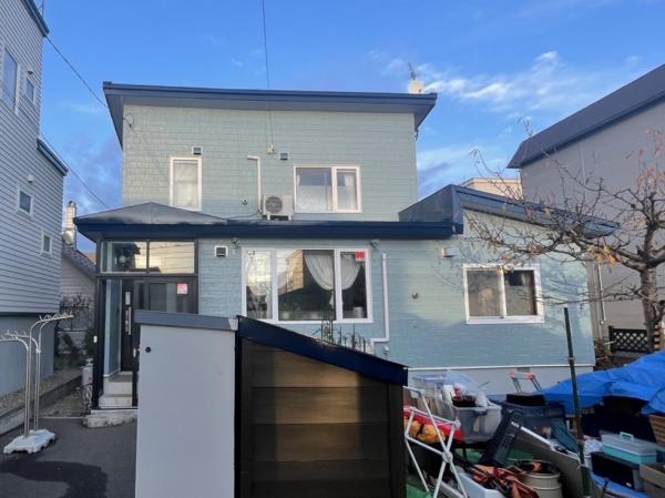 札幌市北区 外壁塗装・屋根塗装工事及びダクト防水工事、物置設置｜ガイソー豊橋店/豊川店